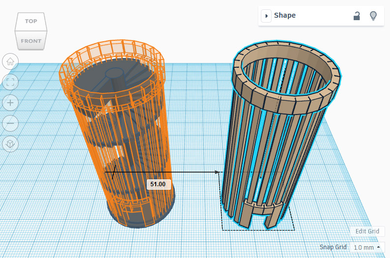 3D design The Glass House - Tinkercad
